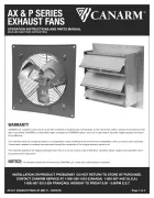 Canarm P20-1V Bedienungsanleitung (8 Seiten)