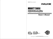 【PDF】 NUX Mini Studio NSS-3 Bedienungsanleitung (1 Seiten)