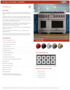 Wolf DF48450DG Bedienungsanleitung (3 Seiten)